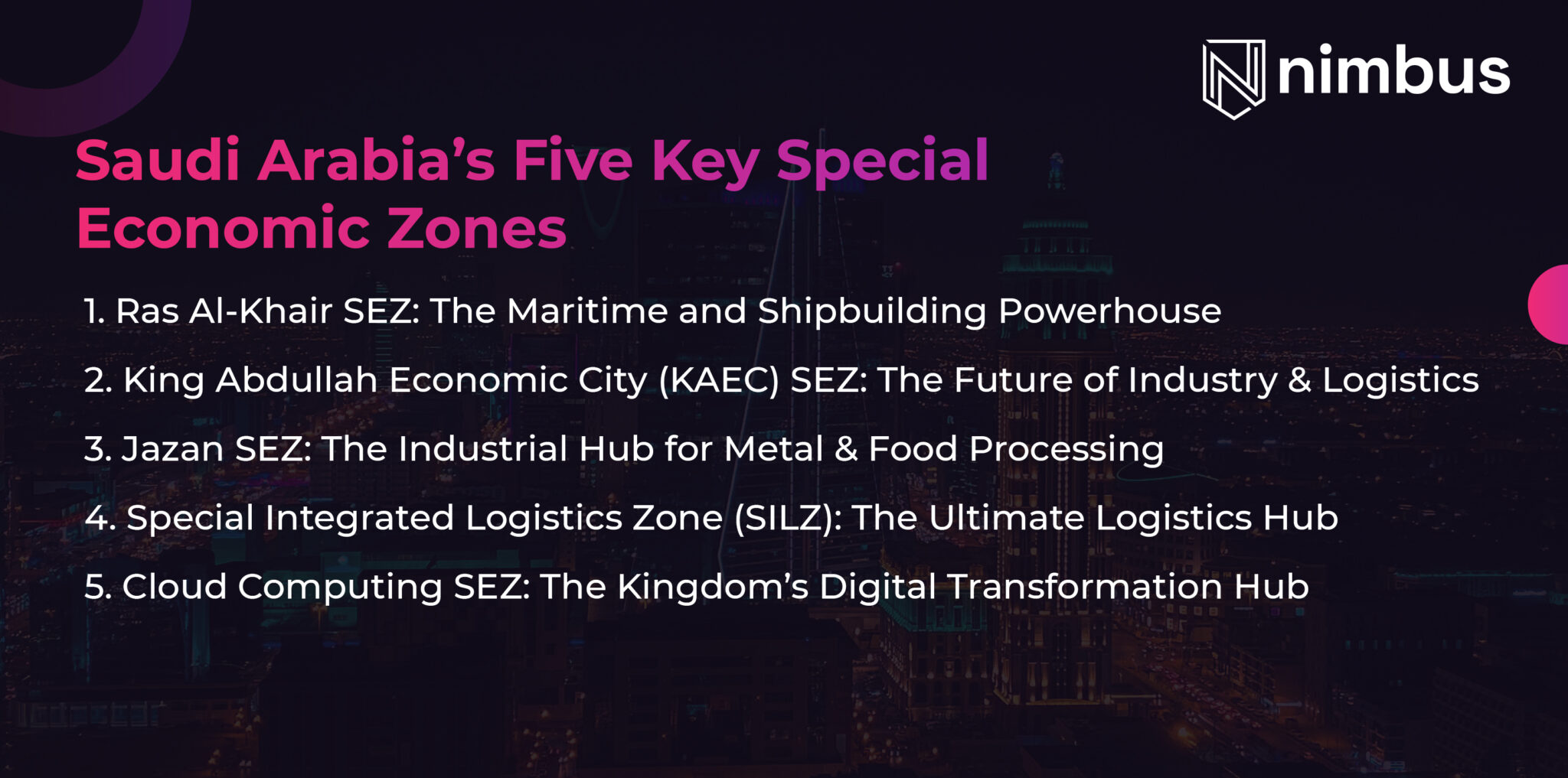 Saudi Arabia’s Special Economic Zones (SEZs) Guide