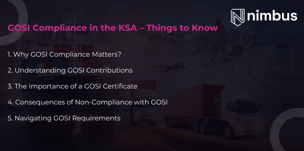 GOSI Compliance in Saudi Arabia: What Businesses Must Know