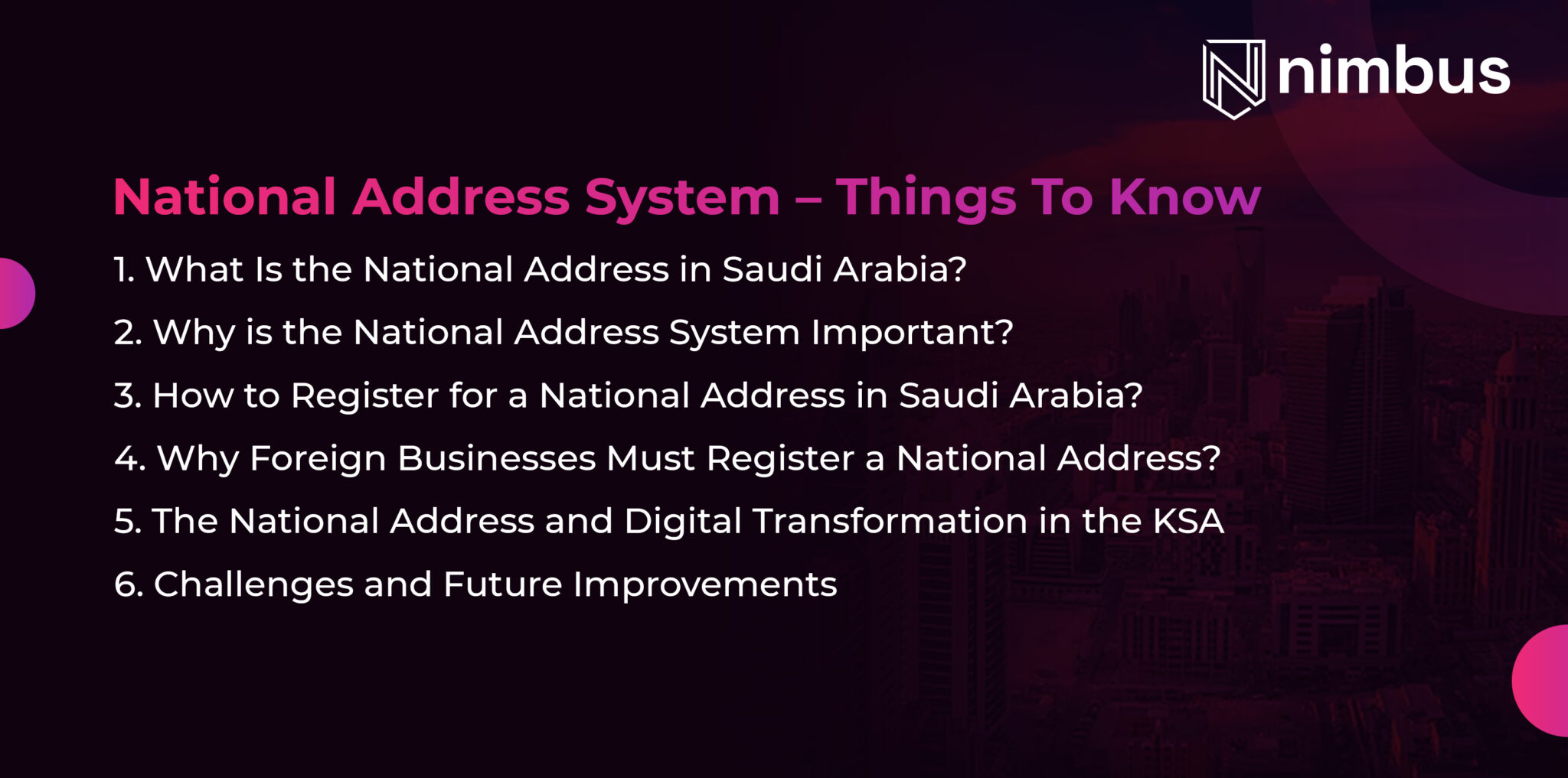 Saudi Arabia’s National Address System: A Must-Know for Businesses