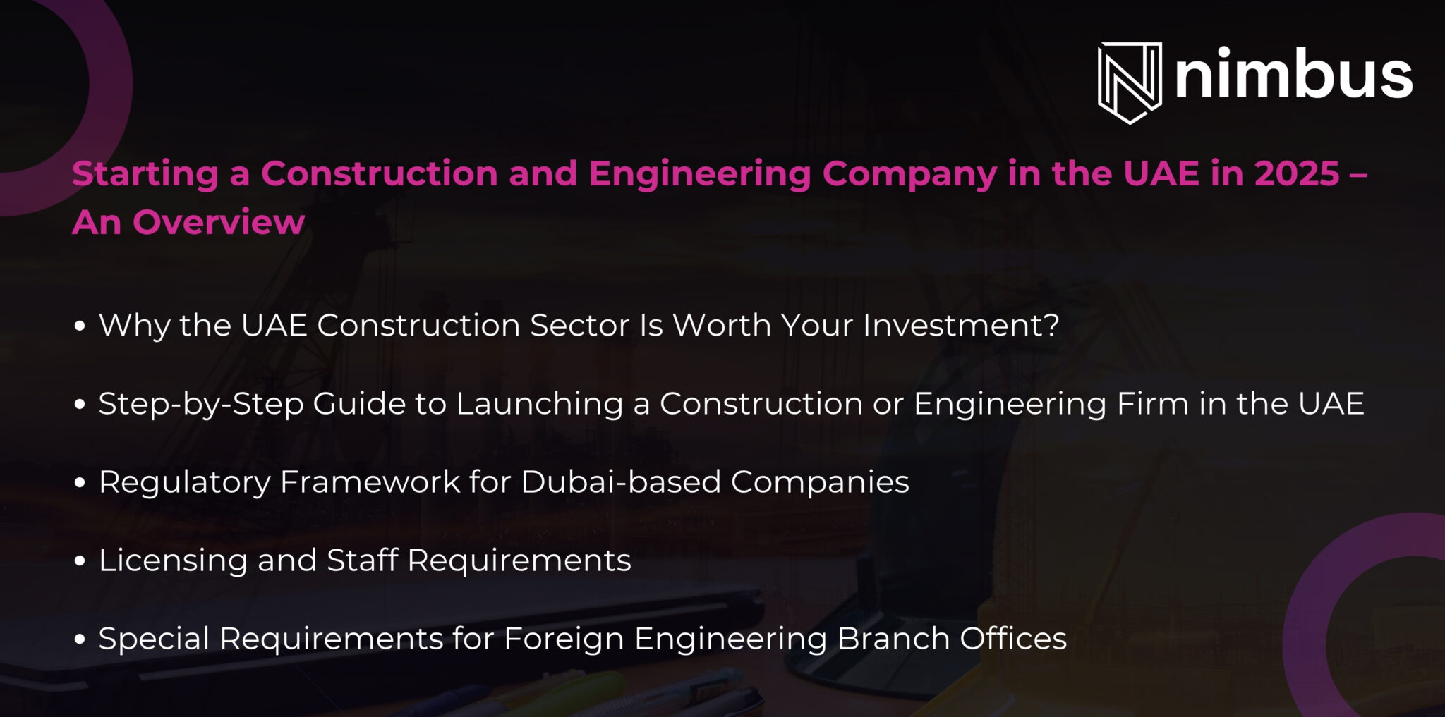How to Start a Construction and Engineering Company in the UAE: A ...