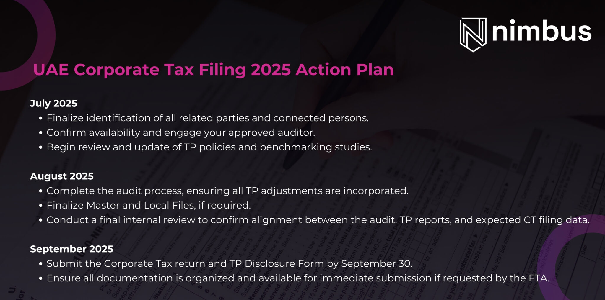 UAE Corporate Tax Filing 2025: A Practical Guide to Audit and Transfer ...